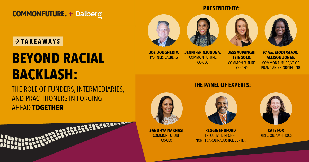 Takeaways from our Racial Backlash Roundtables | Common Future